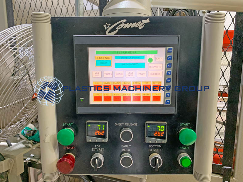 Comet 4'x6' Single Station Thermoformer - Plastics Machinery Group